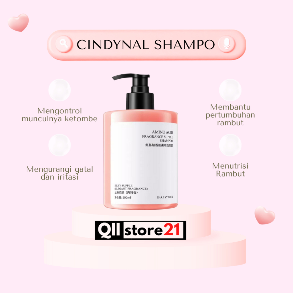 Jual CINDYNAL Shampoo Anti Ketombe Shampo Mencegah Berminyak Rambut ...