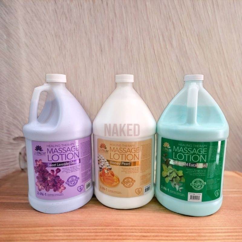 Jual LA PALM MASSAGE LOTION ORIGINAL USA 4KG | Shopee Indonesia