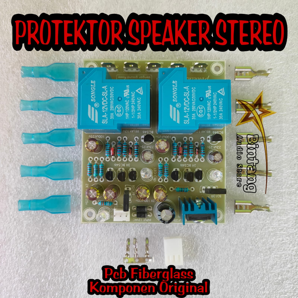 Jual Speaker Protektor Stereo / Protector Speaker Pcb Fiber Komponen ...