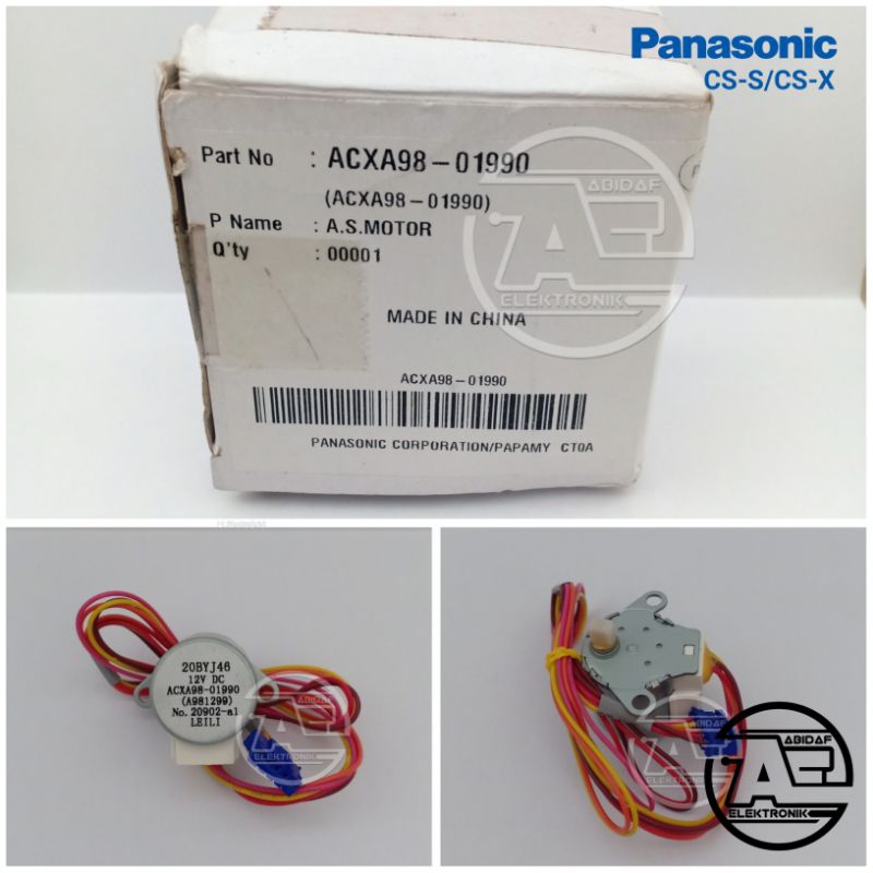 Jual Motor Swing | Air Swing Motor AC Panasonic 12V DC Original PAPAMY ...