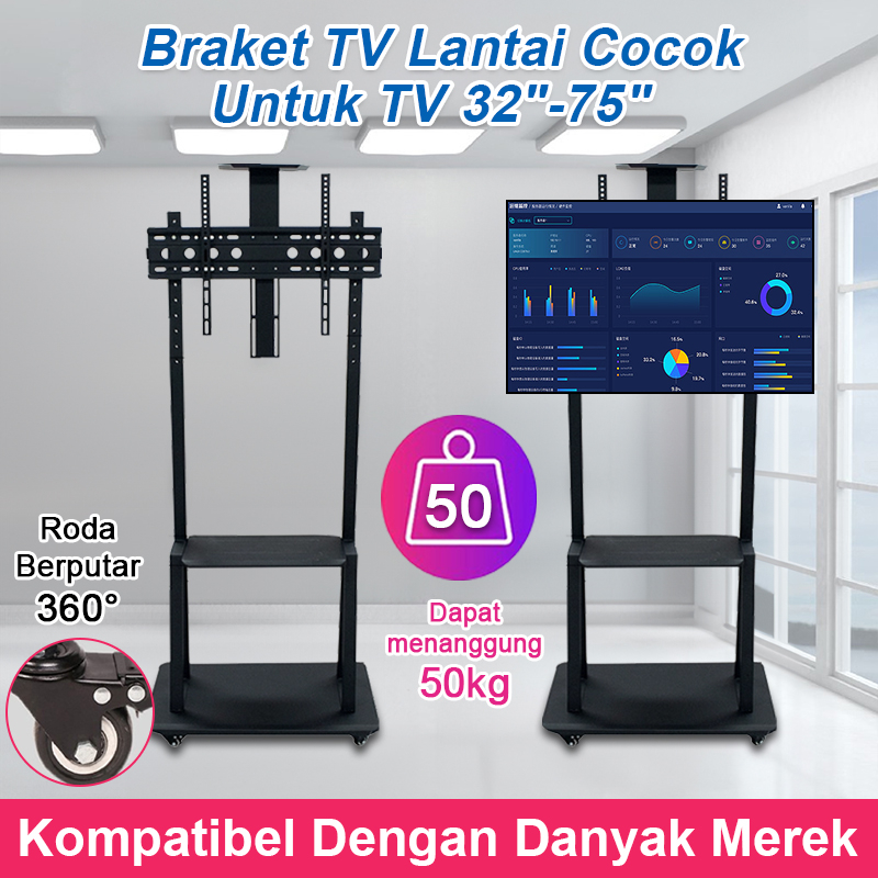 Jual DL BRACKET TV STANDING UNTUK TV 32"-65" up to 75" inch /Bracket ...