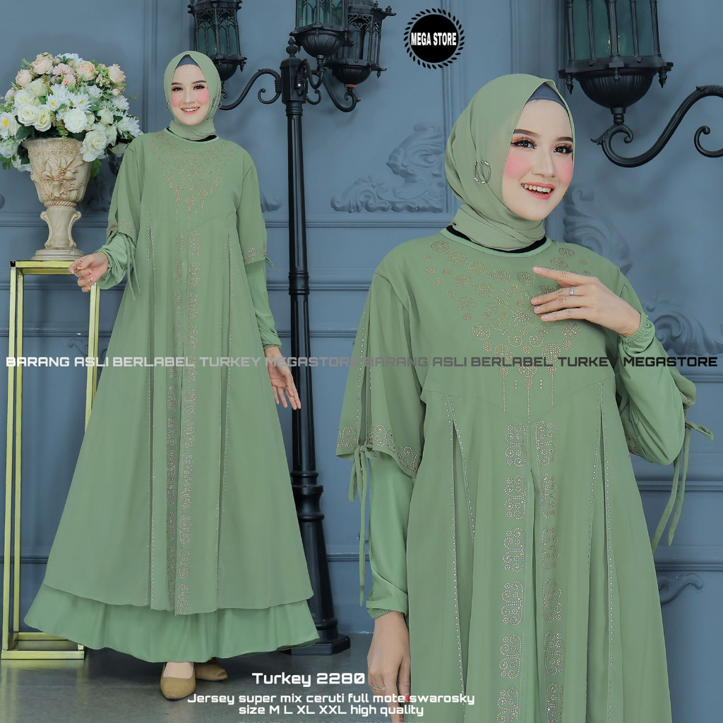 Jual Abaya Arab Turkey 2265 Pakistan 2266 Umroh 2268 Gamis 2280 ...