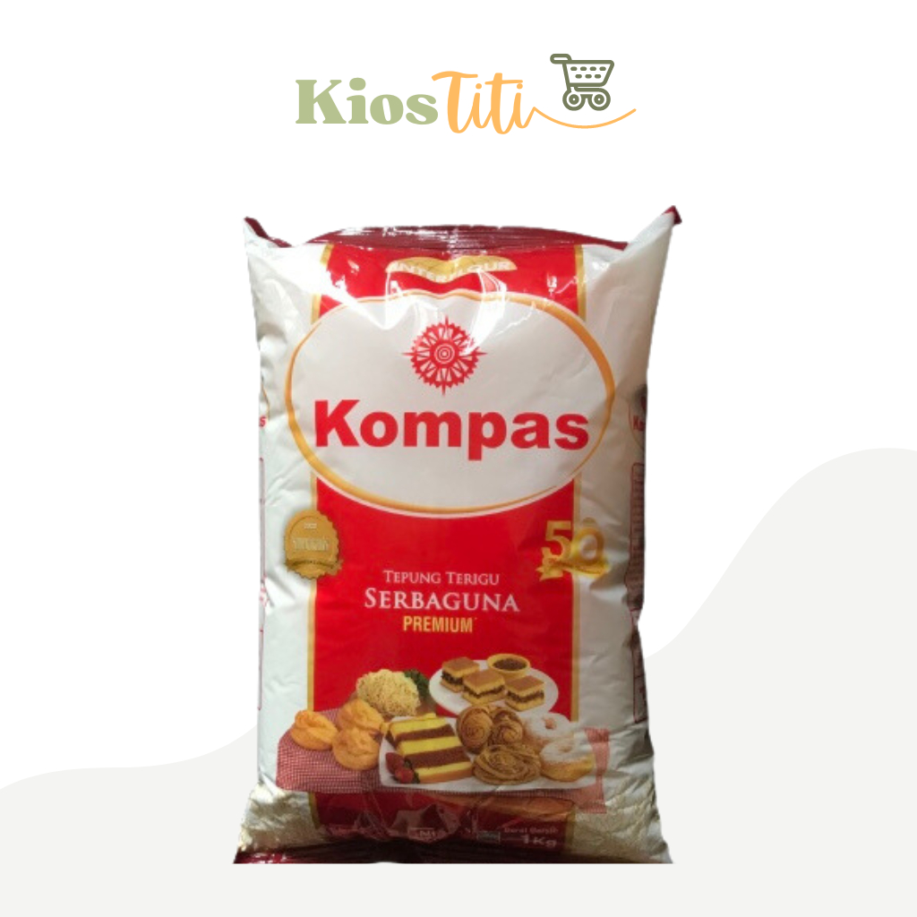 Jual TEPUNG TERIGU KOMPAS 1 KG | Shopee Indonesia