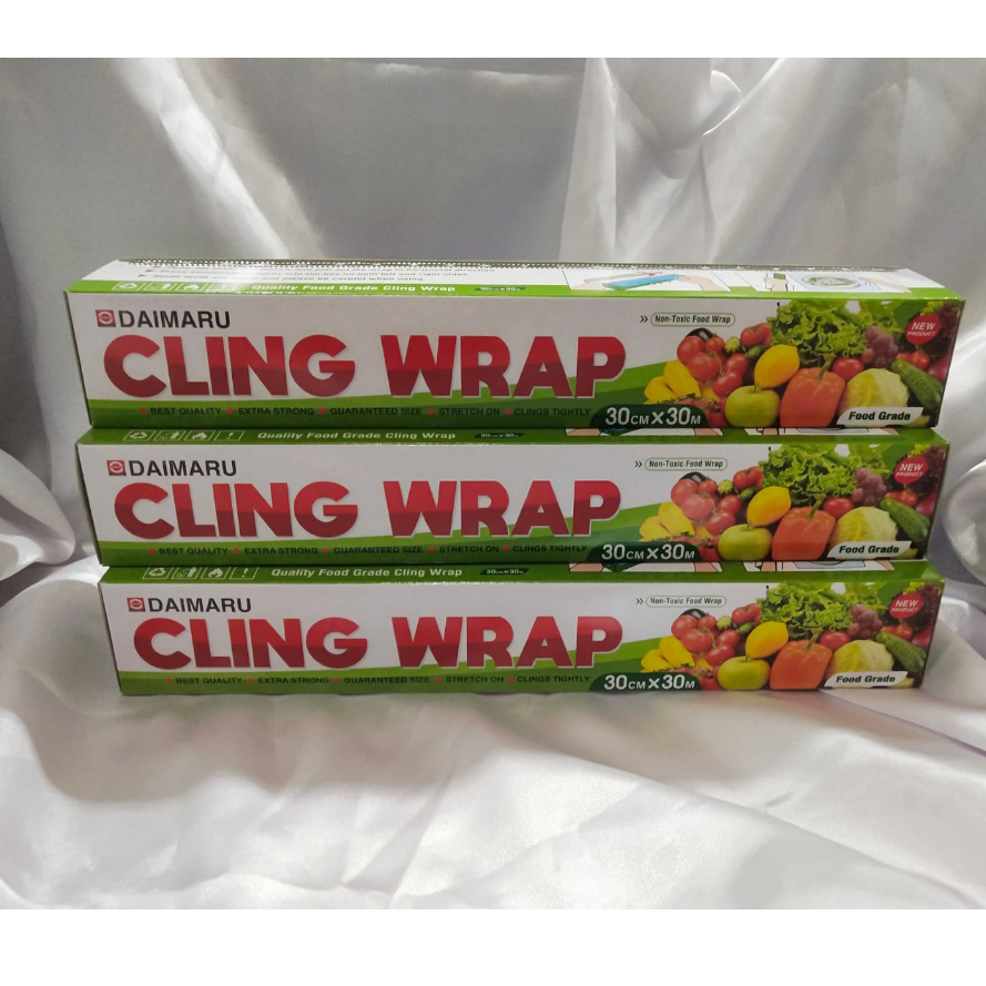 Jual DAIMARU - Cling Warp/Plastik Warp Box Uk 30cm x 30m + Bubble Warp ...