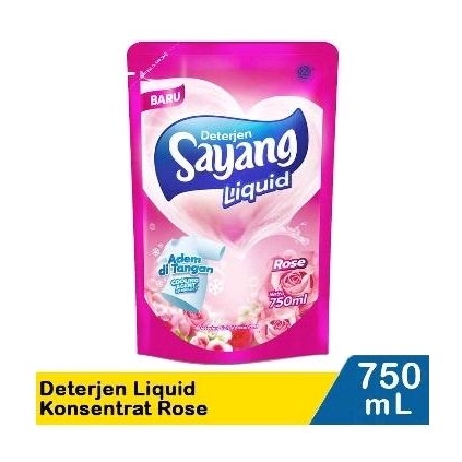 Jual Sayang Detergent Liquid Konsentrat Rose 750ml / 510ml | Shopee ...