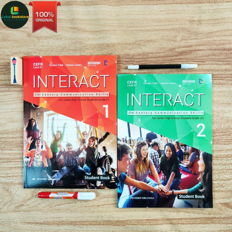 Jual Interact English SMP Kelas 7 & 8 - Standar CEFR Level A1 - Buku ...