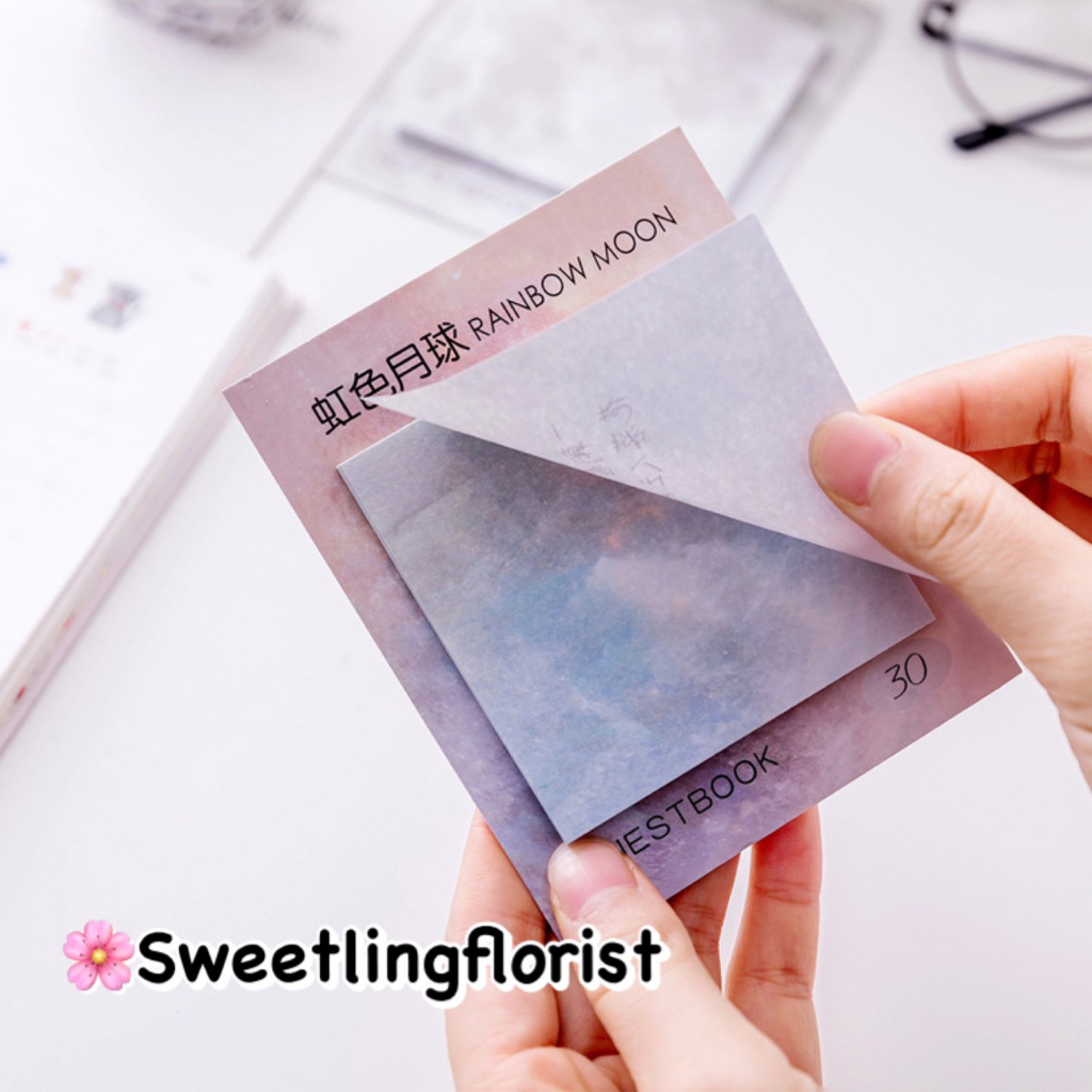 Jual Sticky Note Planet Kotak Memo Note galaxy / Sticky Notes Galaxy ...