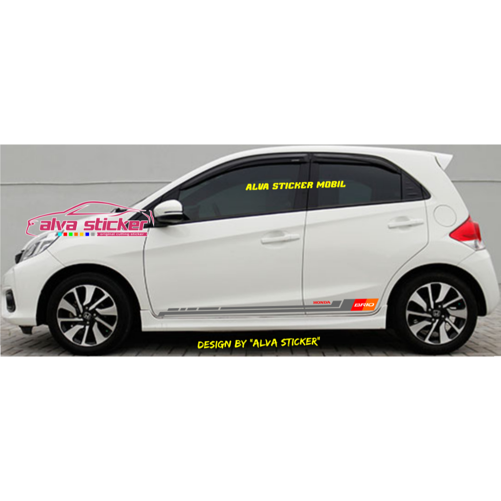 Jual sticker brio stiker mobil brio list cutting sticker body mobil ...
