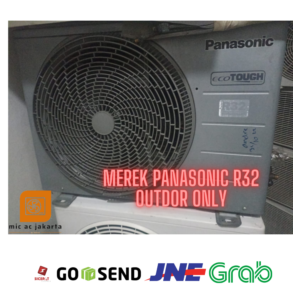 Jual Outdoor AC second bekas Panasonic R32 1/2pk 3/4pk 1pk OUTDOOR UNIT ...