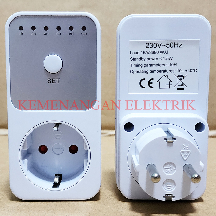 Jual STOP KONTAK TIMER DIGITAL OTOMATIS COUNTDOWN / COLOKAN LISTRIK ...