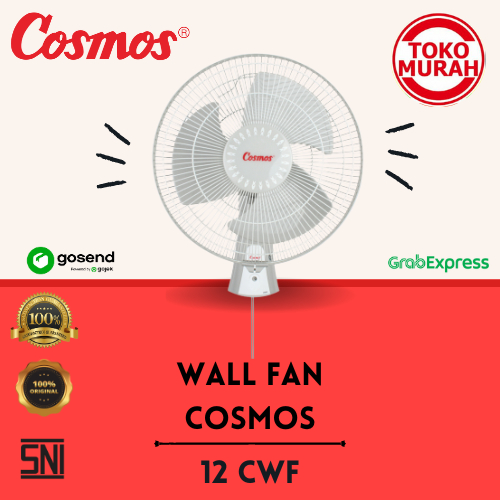 Jual Kipas Angin Dinding COSMOS 12 CWF Wall Fan 12 Inch/30 CM | Shopee ...
