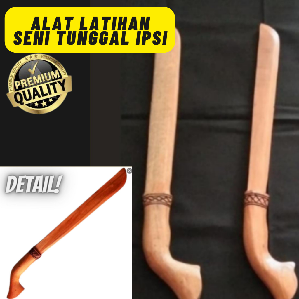 Jual GOLOK IPSI KAYU JATI ALAT PERAGA PENTAS SENI ANAK- ANAK - BELATI ...