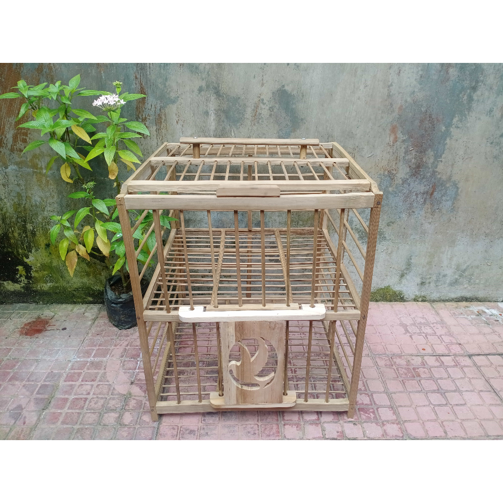Jual Dongdang Merpati 2 Pintu Unik | Dondang Merpati Bambu Pintu Kayu ...