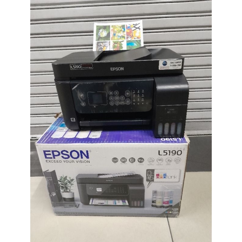 Jual Epson L5190 all in one color wifi | Shopee Indonesia