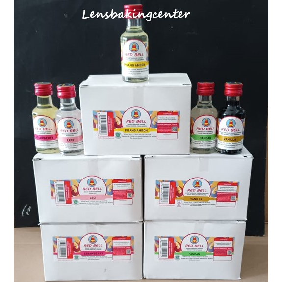 Jual Red Bell Perisa REDBELL Essen Vanilla Vanila Vanilli Vanili Leci ...