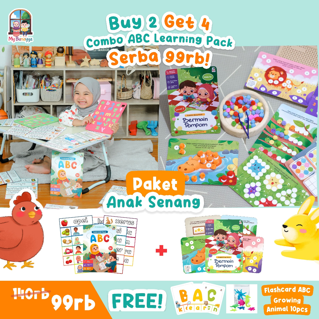 Jual COMBO ABC LEARNING PACK - Belajar Membaca - Alfabet - Huruf - Busy ...