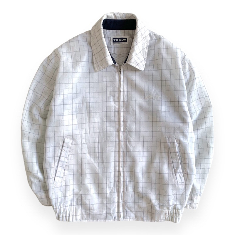 Jual Trady Vintage Tartan Harrington Jacket | Shopee Indonesia