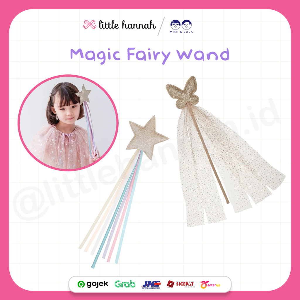 Jual Mimi & Lula Magic DRESS UP Fairy Wands & Wings / Tongkat Peri ...