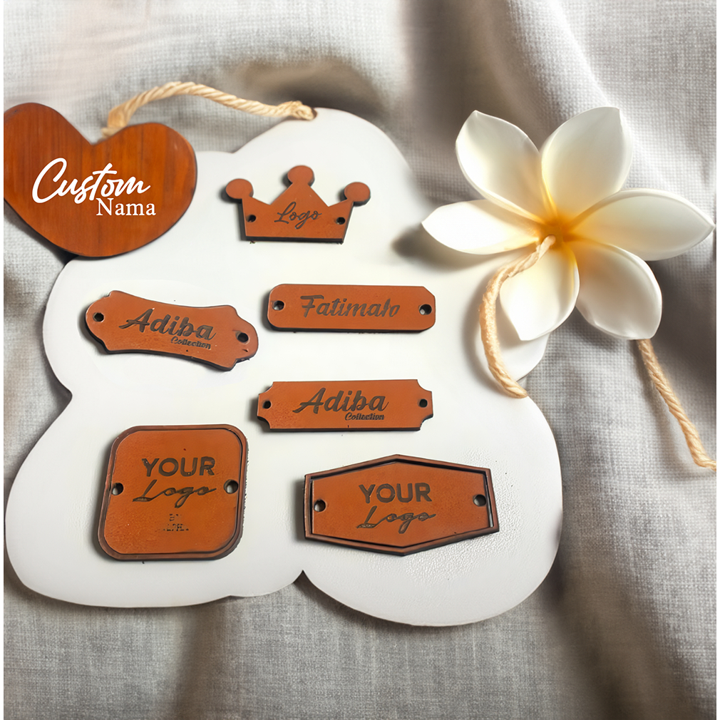 Jual Label Kulit Label Hijab Kulit Label Custom | Shopee Indonesia