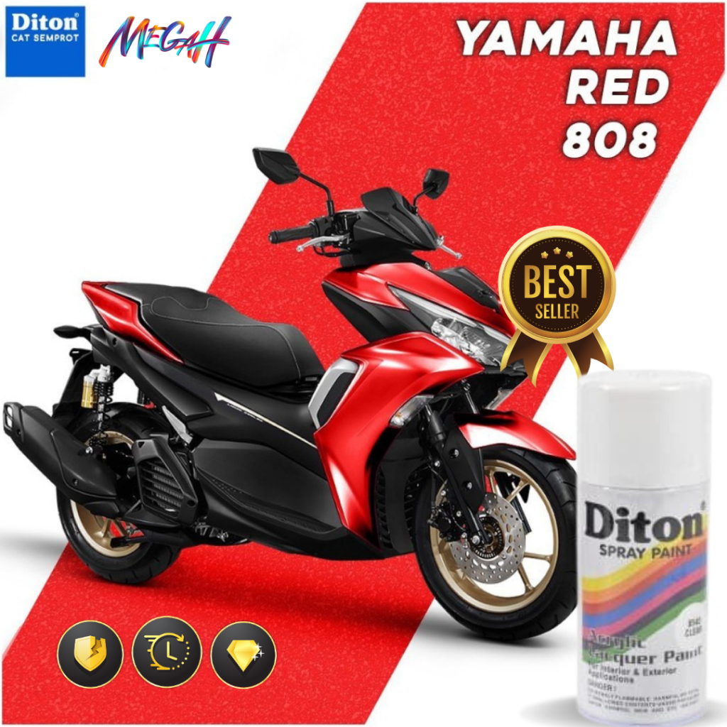 Jual Cat semprot pylox / pilok Diton 300CC (808) Yamaha Red Candy ...