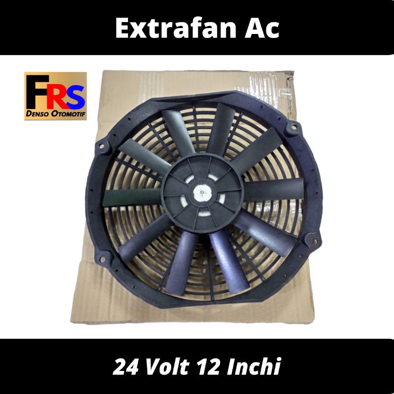Jual Motor fan AC 24 volt Extrafan ac 24 volt 12 inchi extra fan ac ...