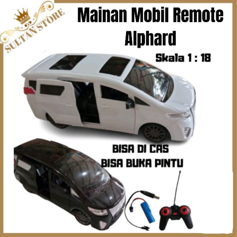 Jual mobil remote control alphard bisa buka pintu rc mobil car alphard ...