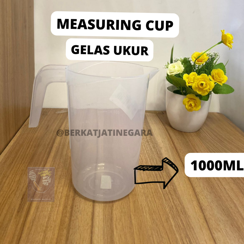 Jual MEASURING CUP 1000ML /100ML/GELAS UKUR - 1000 ML/GELAS UKUR 2000 ...