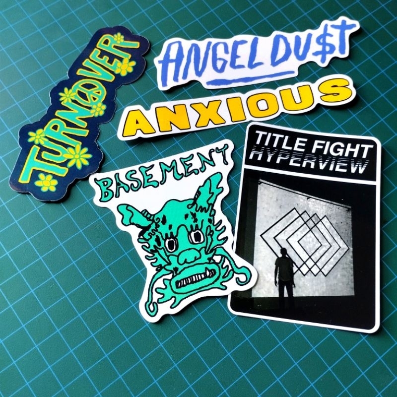 Jual 5 PCS Sticker Pack Band Emo Revival/HC Punk/Alternative Vol 2 ...