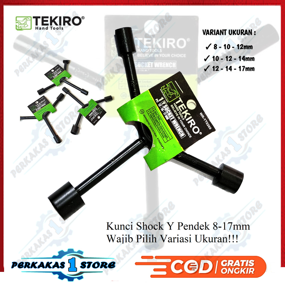 Jual TEKIRO KUNCI SOK Y HITAM 8 X 10 X 12 DAN 10 X 12 X 14 DAN 12 X 14 ...