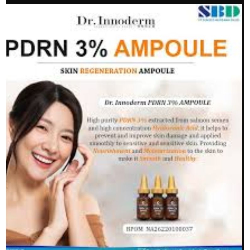 Jual (5 pcs) skin booster salmon dna BPOM (korea) dr innoderm pdrn 3% bukan 1% Korea 1 box ...