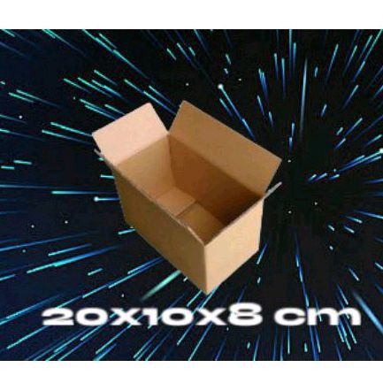 Jual Box kardus packing 20x10x8 cm siap pakai polos luar dalam ada ...