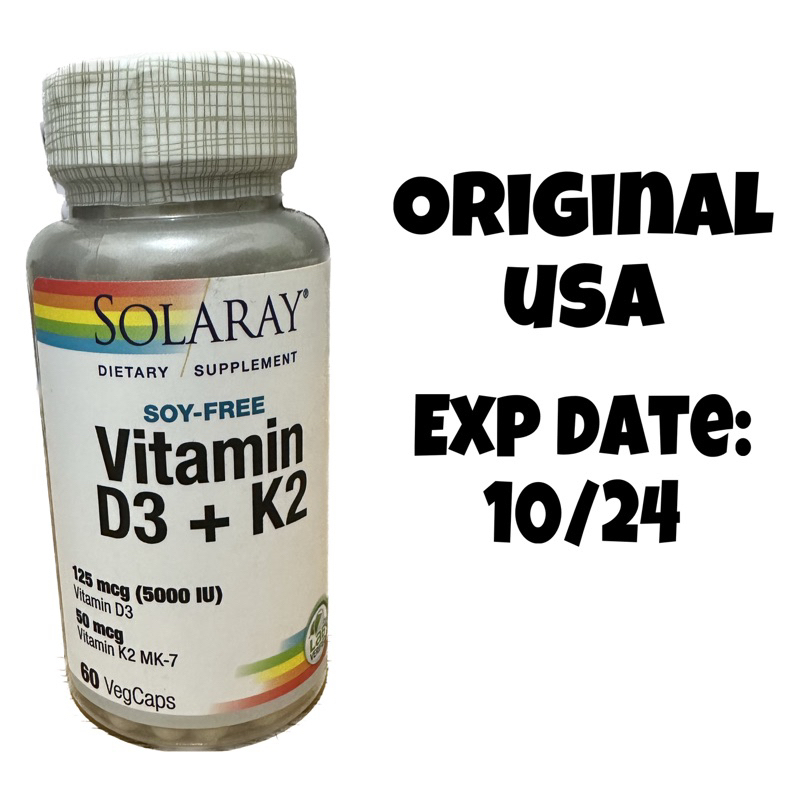Jual Solaray Vit D3 + K2 60’s | Shopee Indonesia