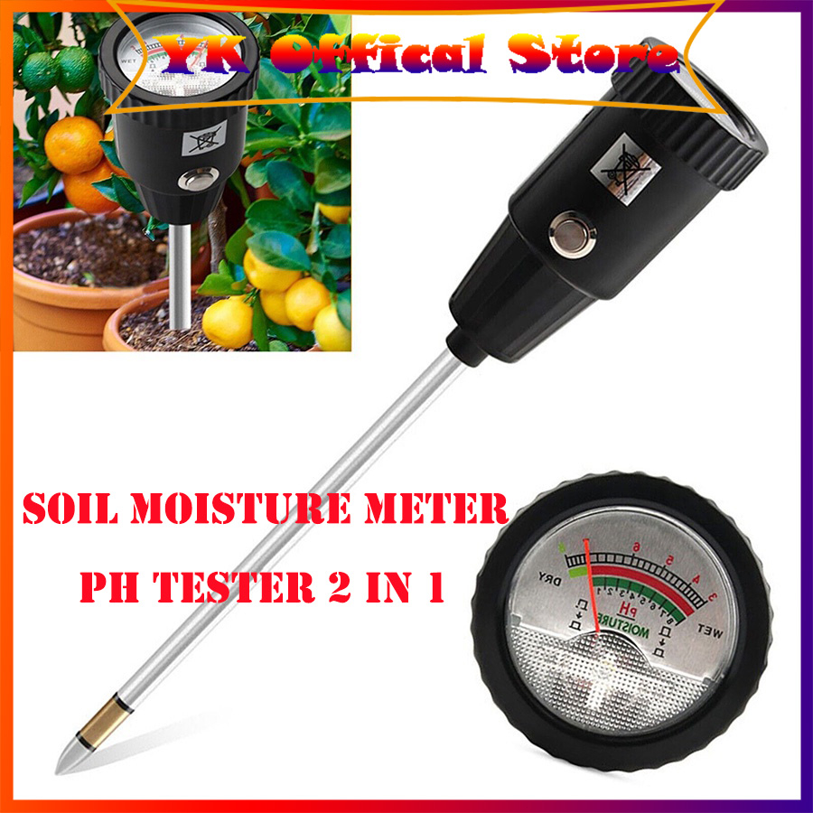 Jual Soil Moisture Meter Alat Penggukur Tanah 2 in 1 Pen Type ...