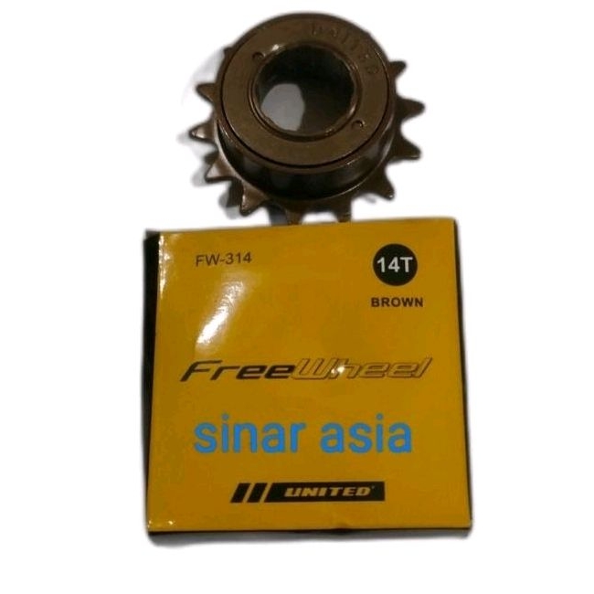 Jual Freewheel sepeda 14T merk United atau Taya - kualitas bagus dan ...