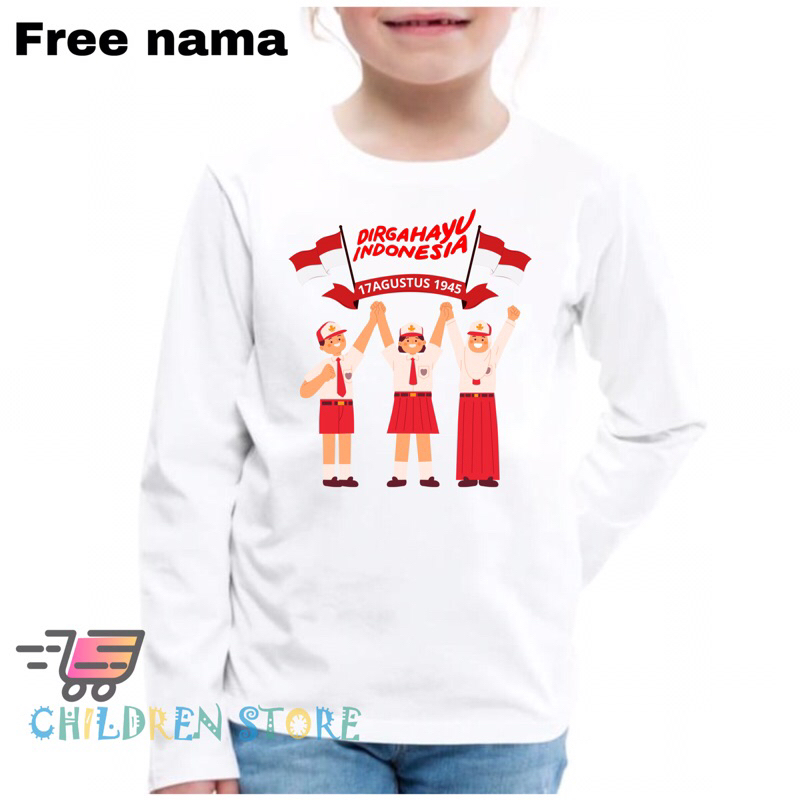 Jual BAJU KAOS ATASAN ANAK EDISI KEMERDEKAAN HUT RI LENGAN PANJANG ... Jual BAJU KAOS ATASAN ANAK EDISI KEMERDEKAAN HUT RI LENGAN PANJANG ...