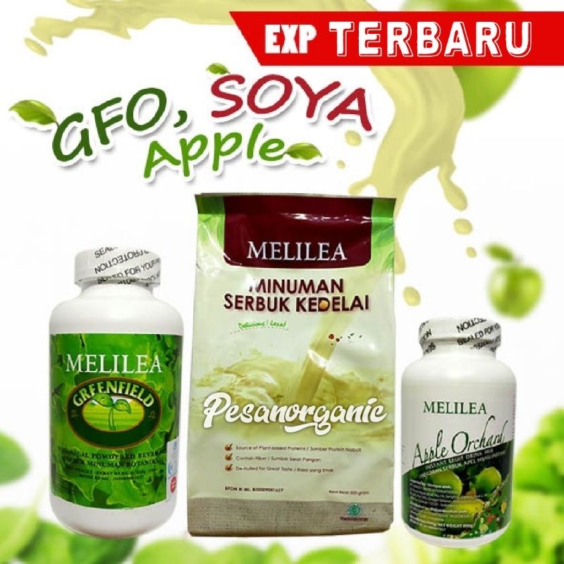 Jual Paket 3 in 1 ( Greenfield organik GFO + Apple Orchard + Susu Soya ...
