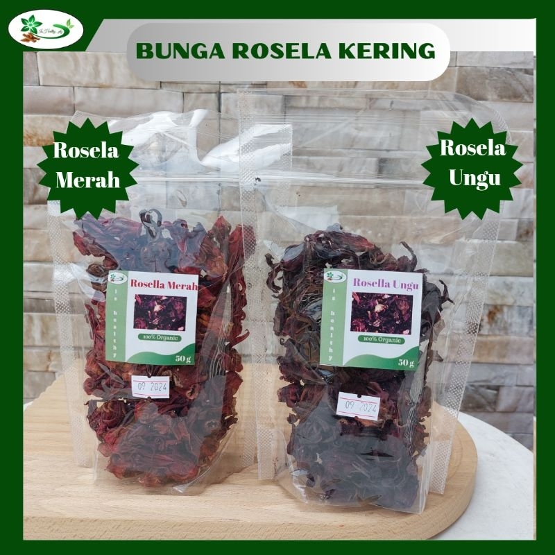 Jual BUNGA ROSELLA ROSELA KERING 50 GRAM | Shopee Indonesia