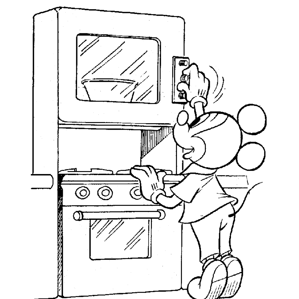 Jual Gambar Sketsa Mewarnai / Mickey Mouse / Part 1 / Gambar Sketsa ...