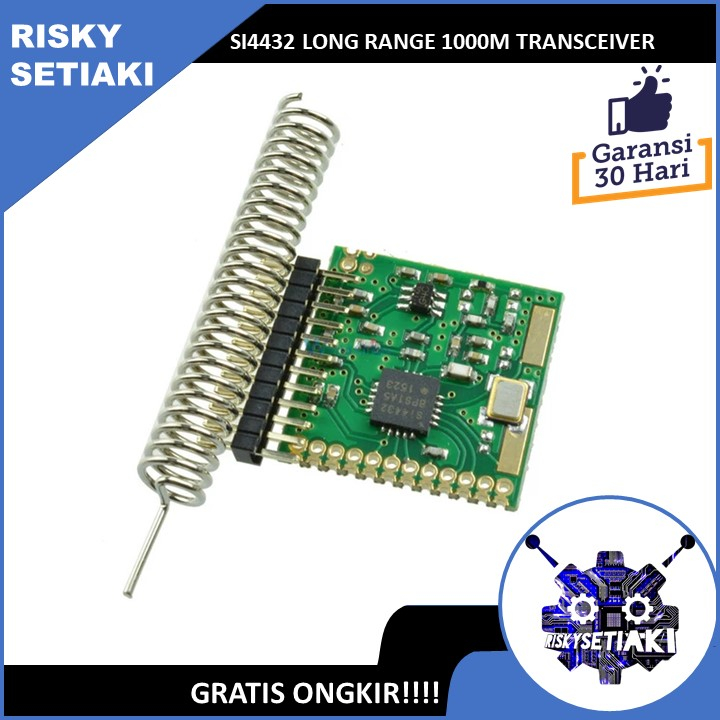 Jual SI4432 LONG RANGE 1000M TRANSCEIVER WIRELESS MODULE 433MHZ ...