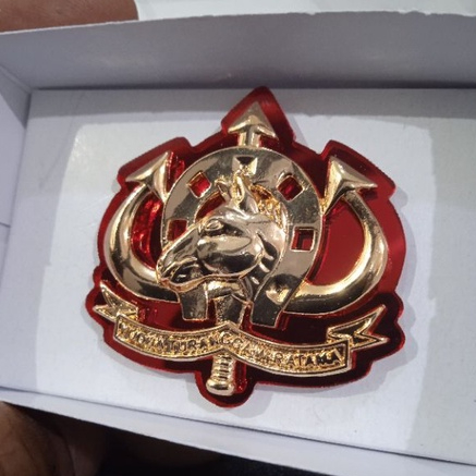 Jual brevet wing pin kuda tank kavaleri dasar mika | Shopee Indonesia
