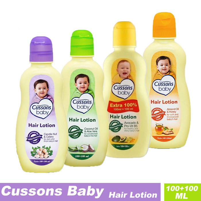 Jual CUSSONS Baby Hair Lotion 100+100ml - Lotion Rambut Bayi Minyak ...