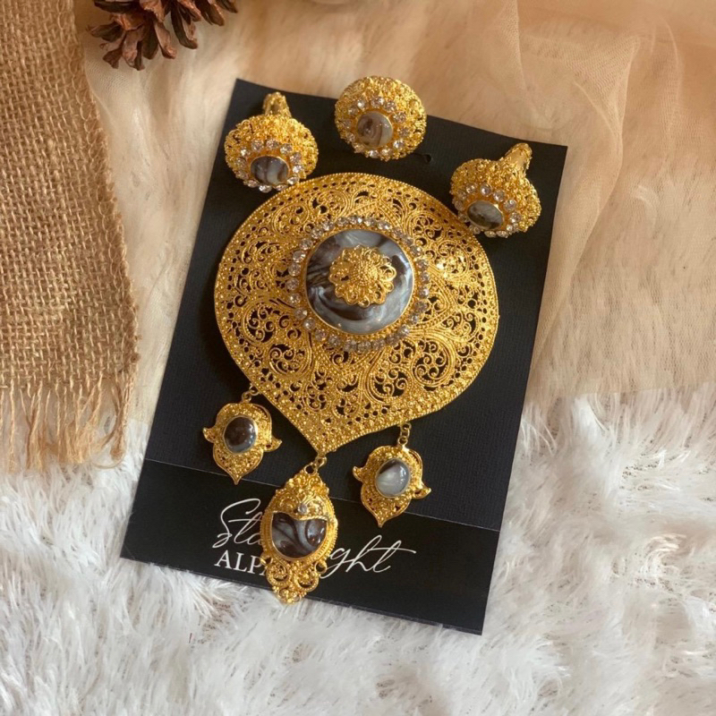 Jual Set bros seruni abstrak/ bros bali/ bros kebaya/ alpaka set ...