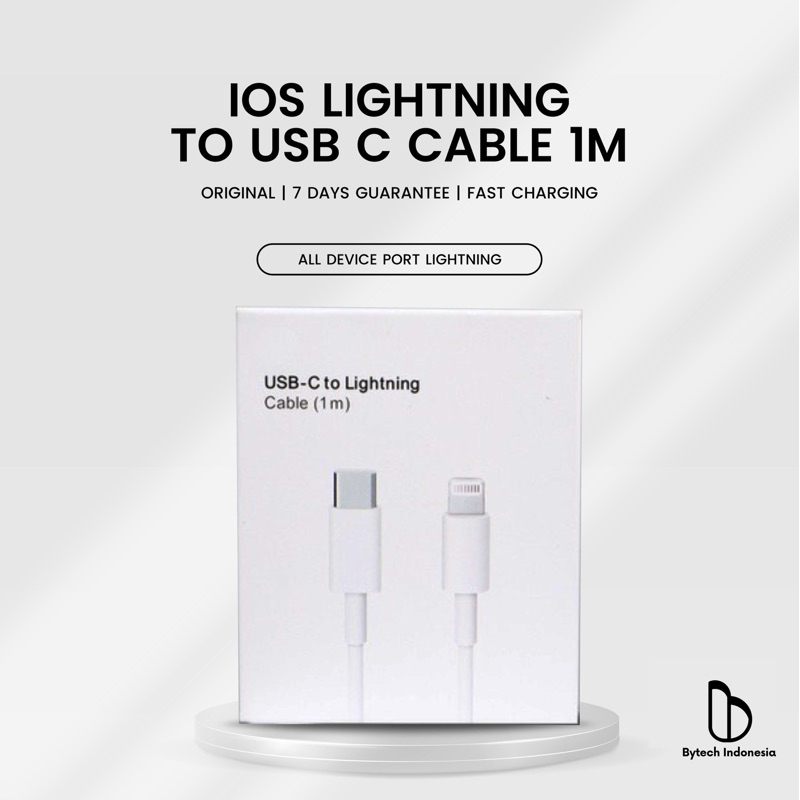 Jual Kabel USB-C To Lightning 1 meter | Shopee Indonesia