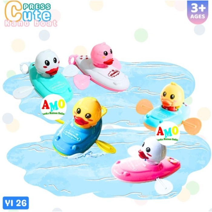 Jual Mainan anak Perahu Bebek Dayung Jalan Kano Mainan Air | Shopee ...