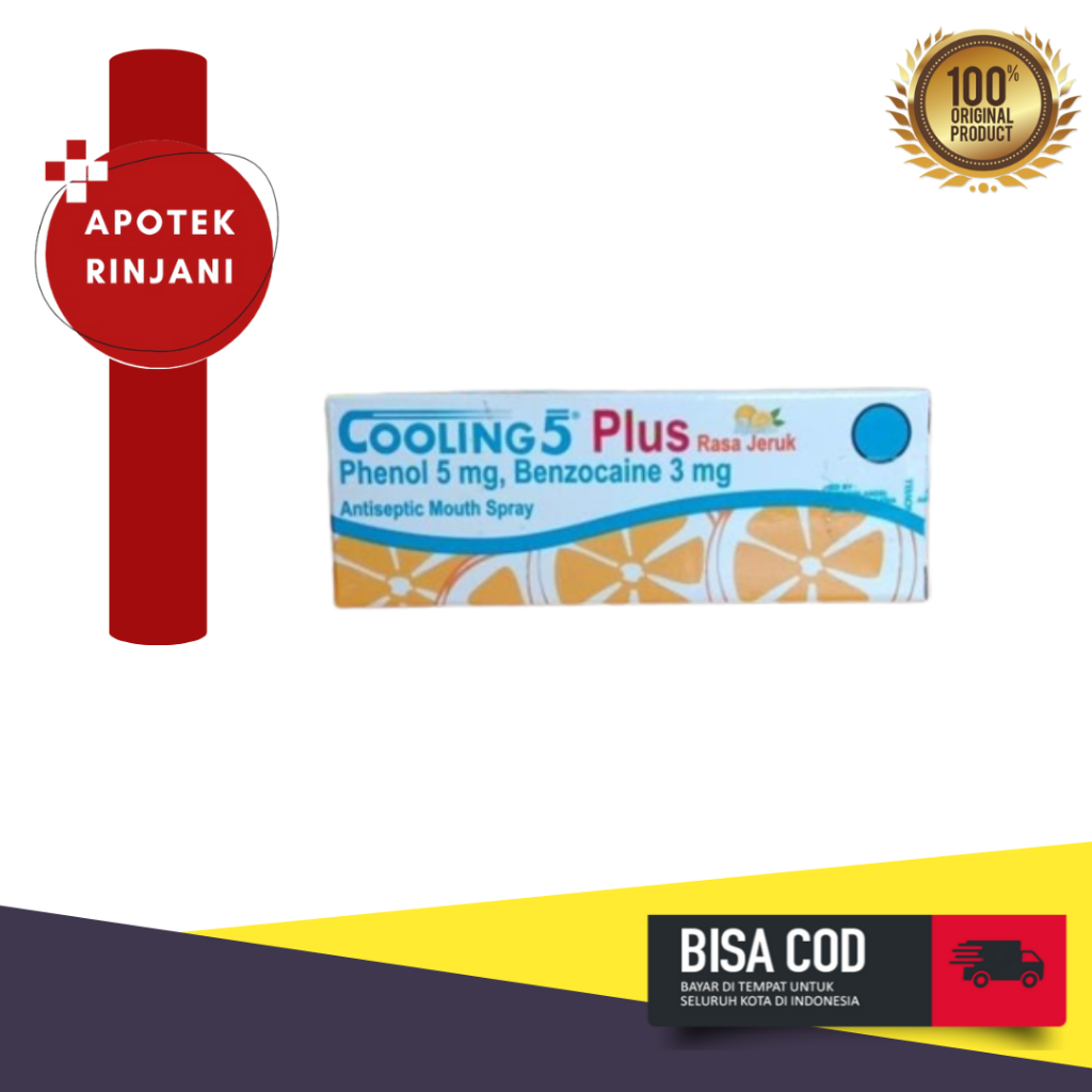 Jual COOLING 5 PLUS MOUTH SPRAY JERUK 15 ML | Shopee Indonesia