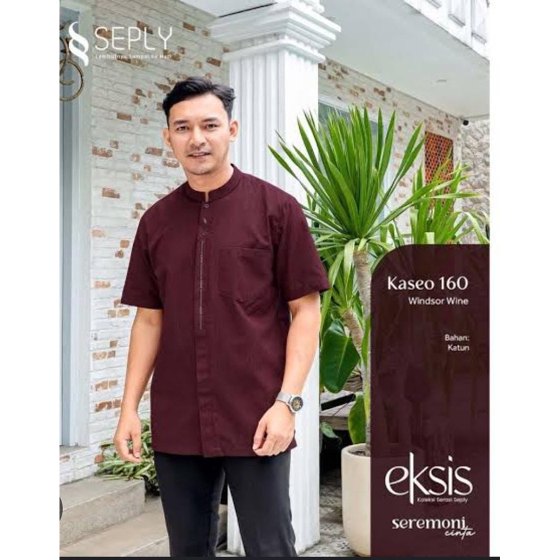 Jual KOKO PRIA SEPLY KASEO 160 - Windsor Wine | Shopee Indonesia