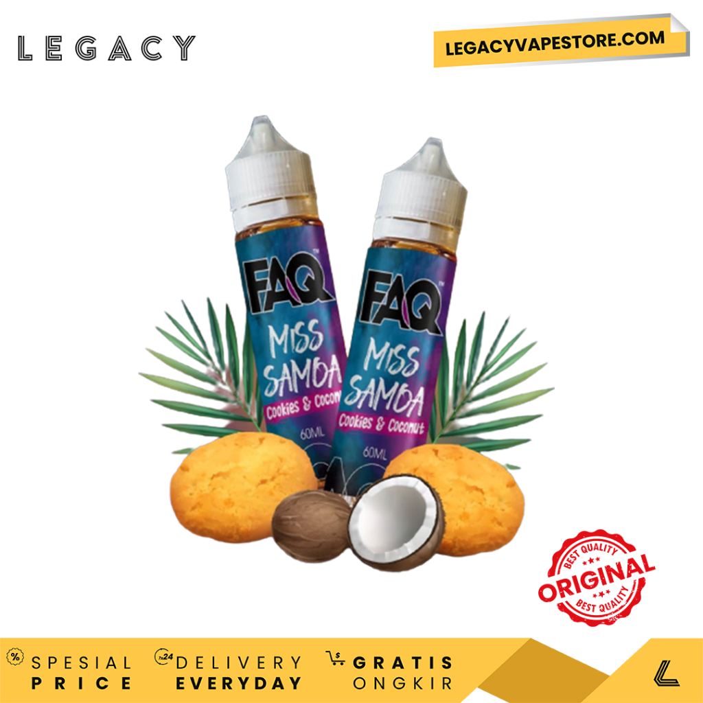 Jual LIQUID USA FAQ Funky Monkey Miss Samoa Freebase 3MG & 6MG | Shopee ...