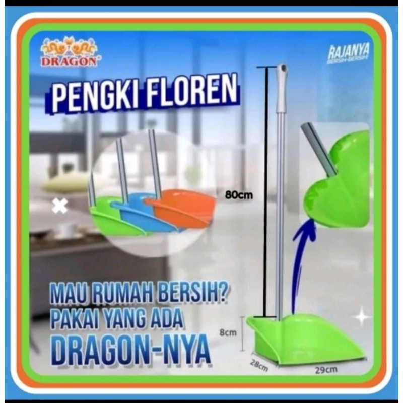 Jual Alat Kebersihan Pengki Plastik Dragon Serok Sampah Floren ...