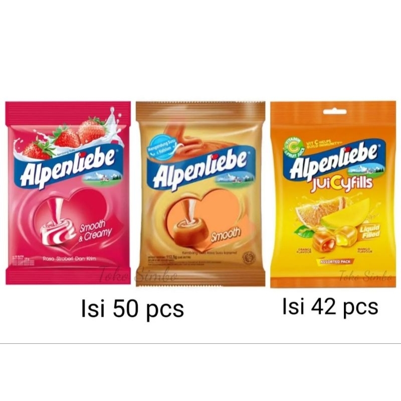 Jual Permen Alpenliebe Per Pack isi 50 pcs. | Shopee Indonesia