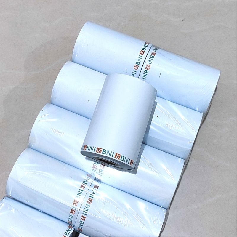 Jual Kertas Thermal Logo BNI Struk EDC BANK BNI | Shopee Indonesia